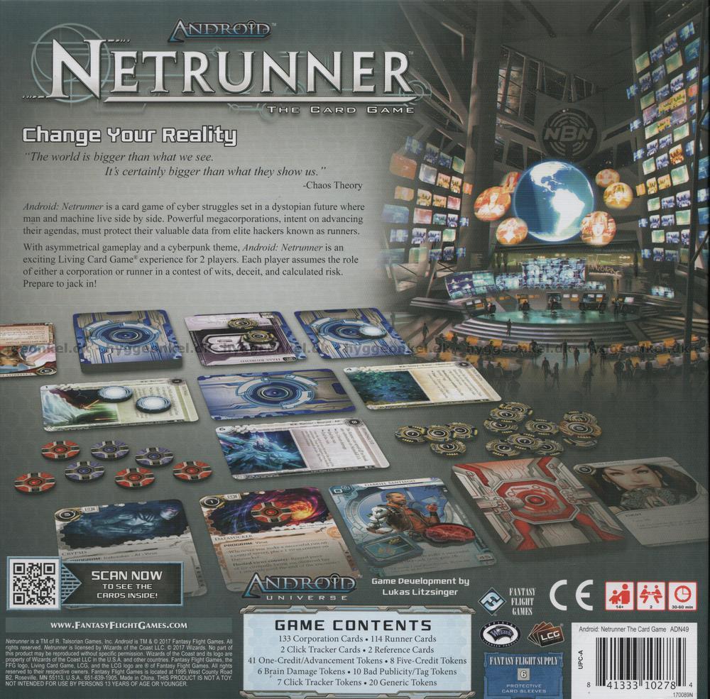 Android Netrunner: Revised Core Set → Køb det billigt i dag! - 841333102784 UDGÅET!!!
