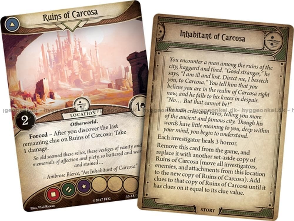 Arkham Horror - The Card Game: Dim Carcosa kan købes her. UDGÅET!!!