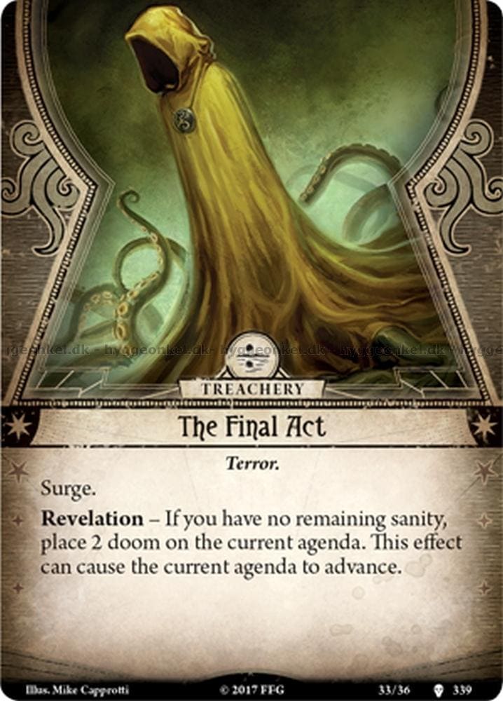 Arkham Horror - The Card Game: Dim Carcosa kan købes her. UDGÅET!!!