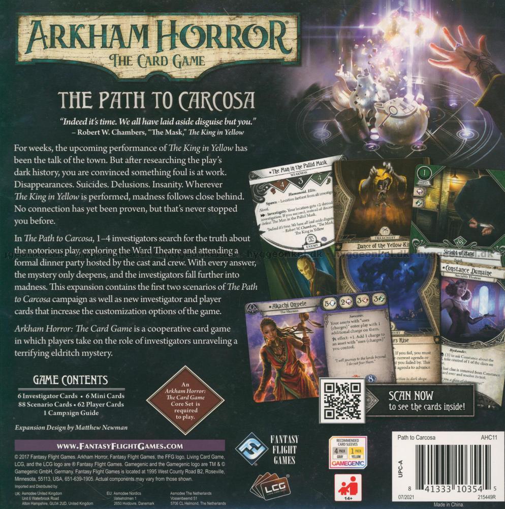 Arkham Horror - The Card Game: The Path to Carcosa → Køb det billigt i ...