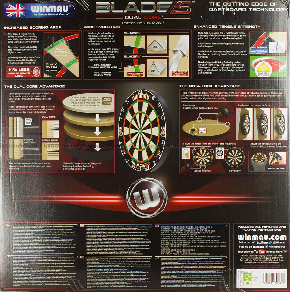 → Køb Dartspil: Winmau - Blade 5 Dual Core billigt ← - 5023231006868 ...