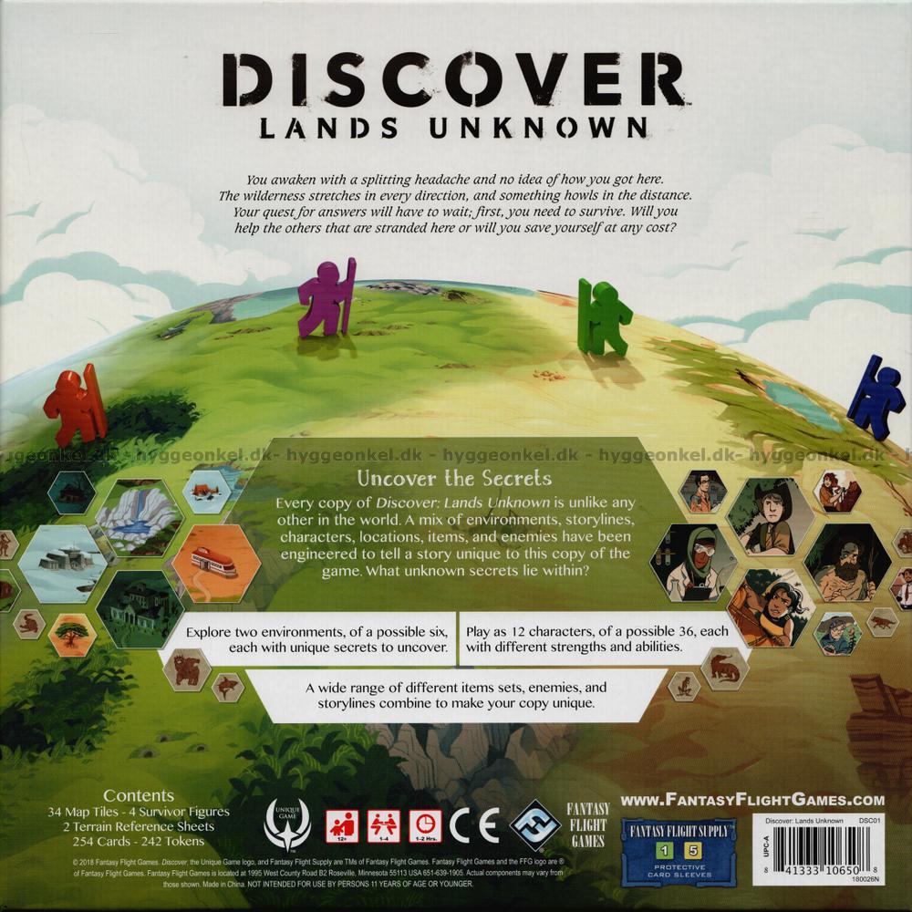 Køb Discover: Lands Unknown strategispil her. UDGÅET!!!