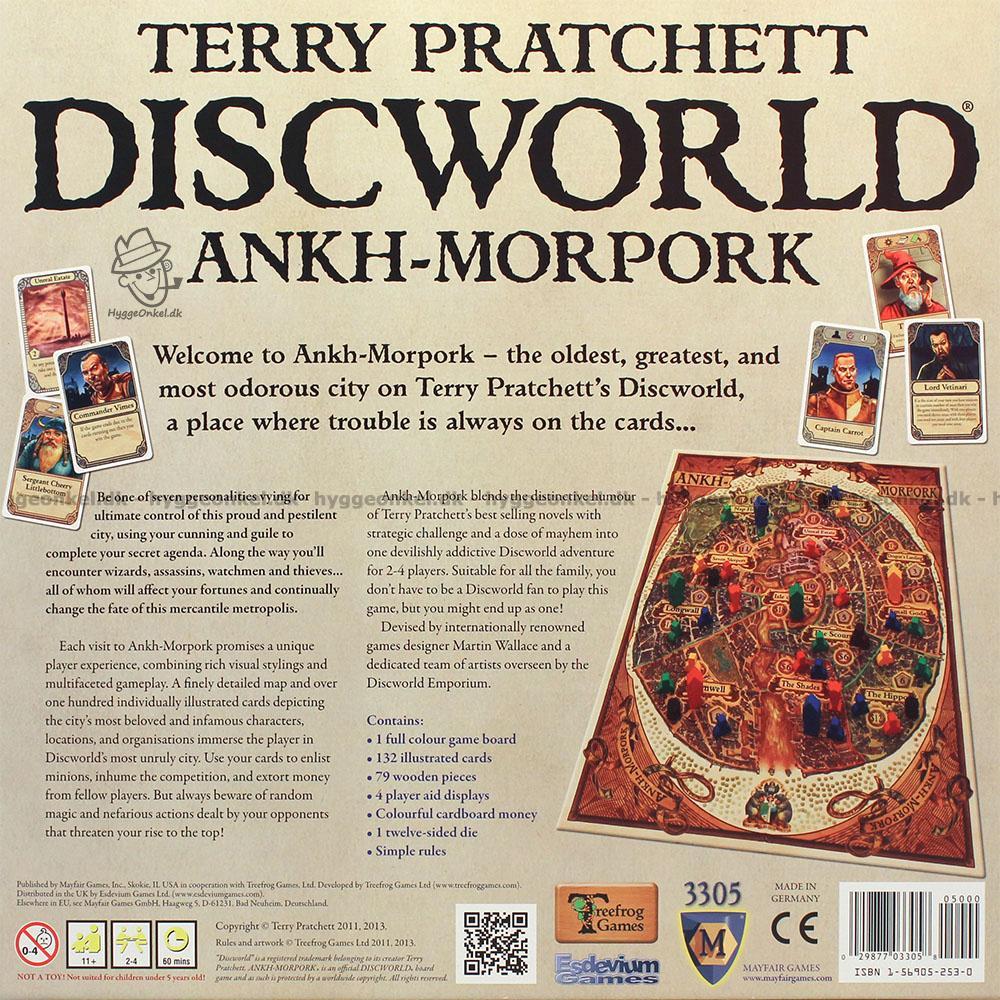 Discworld Brætspil - Ankh-Morpork → Køb spillet i dag! - 029877033058 UDGÅET!!!