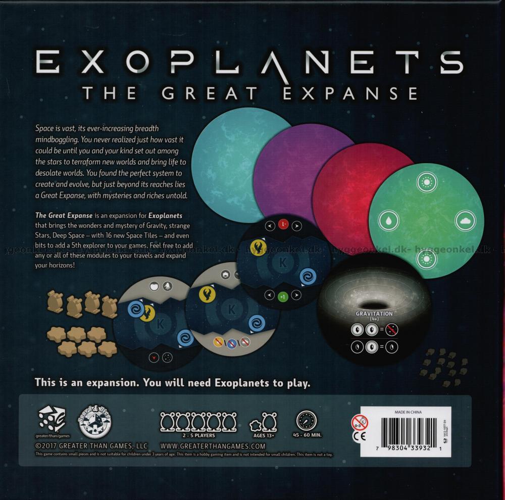 ExoPlanets: The Great Expanse! Lynhurtig levering - 798304339321 UDGÅET!!!