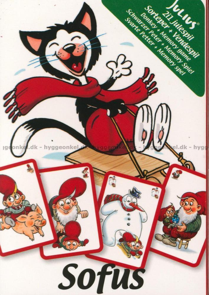 Julius: Sorteper og vendespil, 2 i 1 → Køb det billigt i dag! UDGÅET!!!