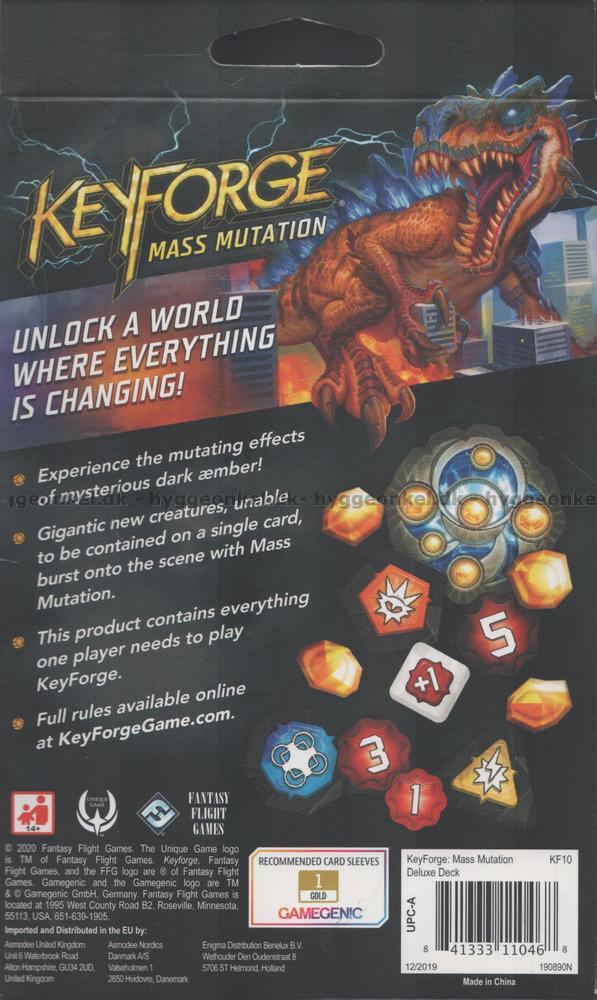 KeyForge: Mass Mutation - Deluxe Archon Deck → Køb det billigt i dag ...