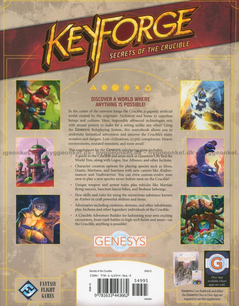 Keyforge: Secrets of the Crucible - Novel → Køb det billigt i dag ...