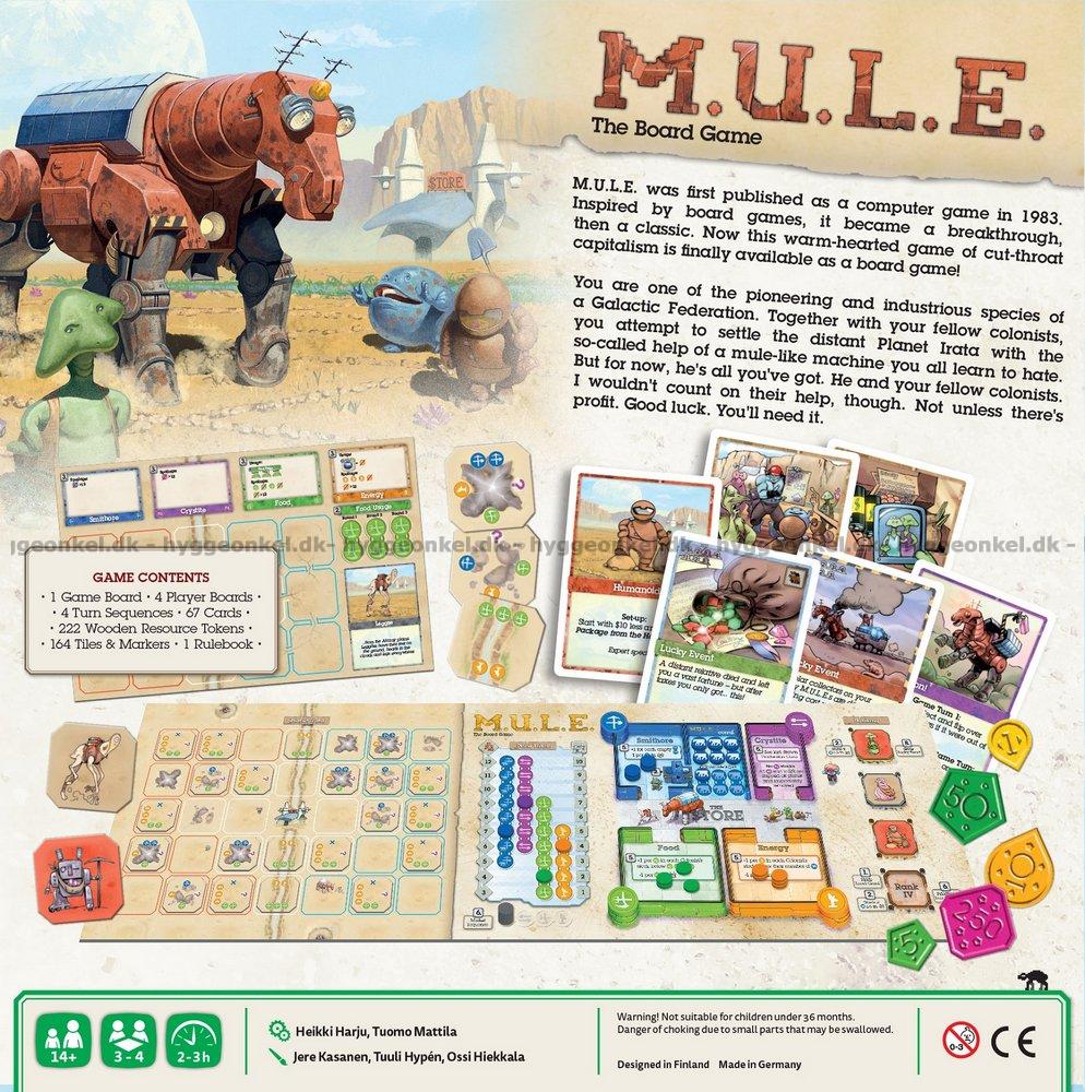 M.U.L.E. The Board Game → Køb det her. - 6430018270500 UDGÅET!!!