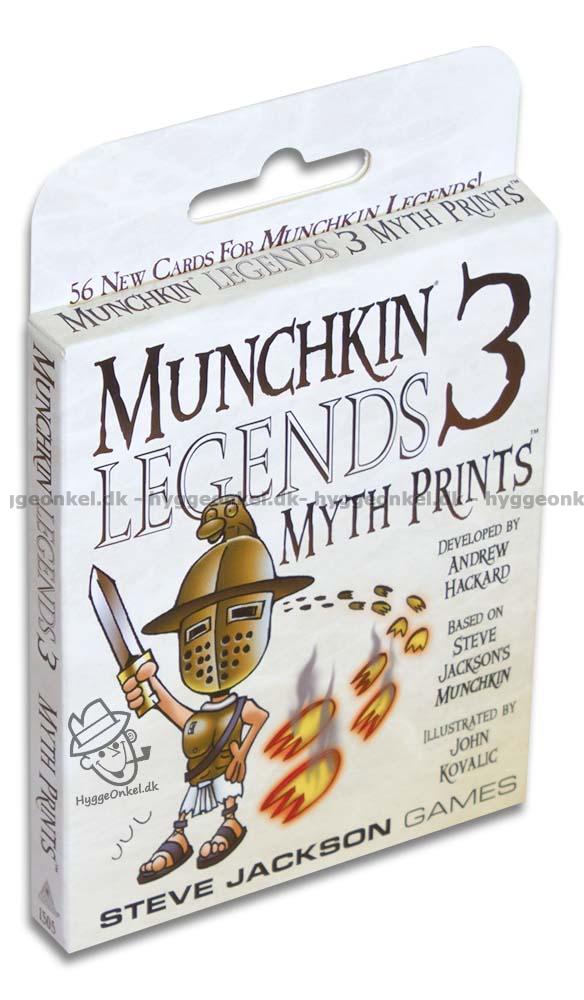 Munchkin Legends 3: Myth Prints → Køb det billigt her. UDGÅET!!!