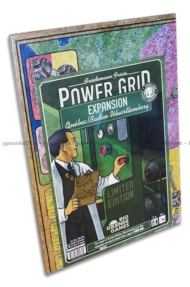 Køb Power Grid: Quebec/Baden-Württemburg i dag. UDGÅET!!!