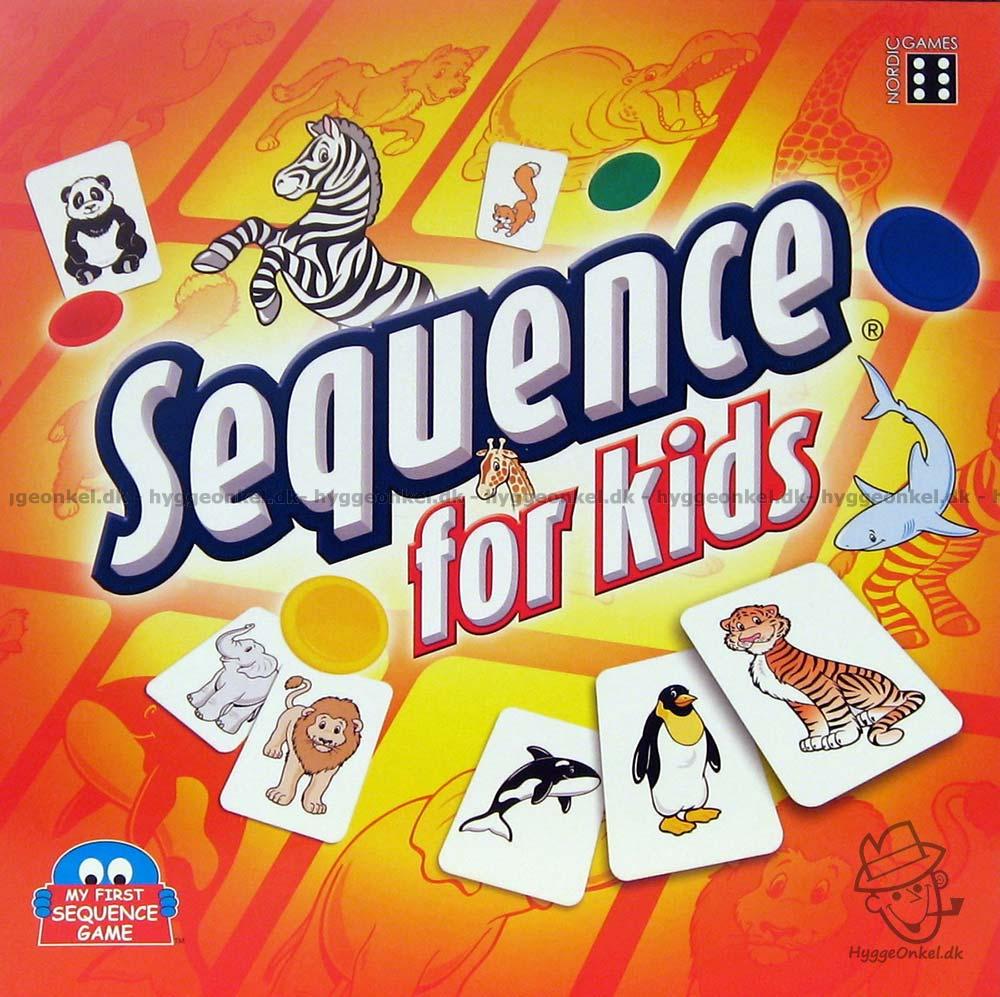 Sequence for kids er det klassiske spil for børn. Køb her → UDGÅET!!!