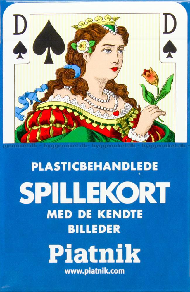 Køb Spillekort Piatnik - blå! Dag-til-dag levering