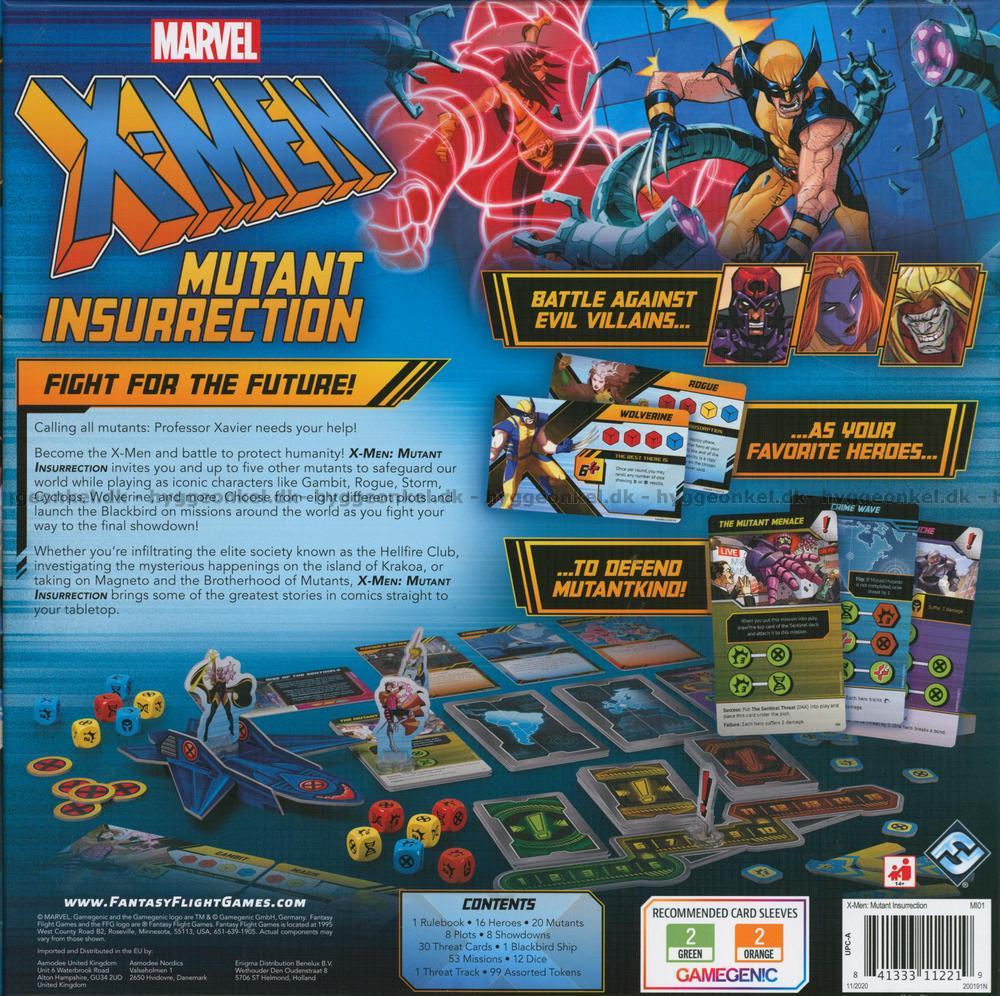 X-Men: Mutant Insurrection → Køb det billigt i dag! - 841333112219 UDGÅET!!!